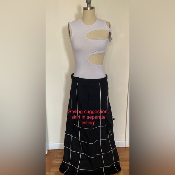 Cyberdog | Tops | Vintage White Cyberdog Shirt Top White Fifth Element ...